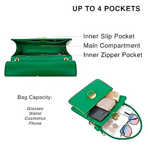 Scarleton Cross Body Bag, Purses and Handbags, Slim Cross Body Purse, Women’s Crossbody Handbags, Travel Bag Small, H2090_13 - Green