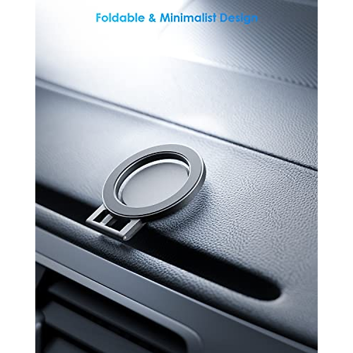 enGMOLPHY Compatible with MagSafe Car Mount [All Metal Design] Magnetic Dashboard Phone Holder for Car [4LB Magnet Power] Fit for Magsafe iPhone 14 13 12 Pro/Max/Mini/Plus MagSafe Case