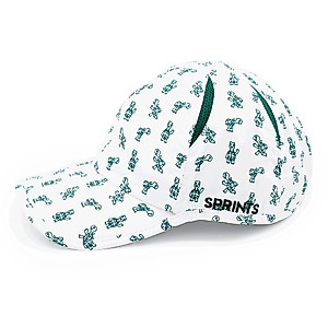 Sprints Turtles Race Day Performance Running Cap | The Lightweight, Quick Dry, Sport Hat White, One Size