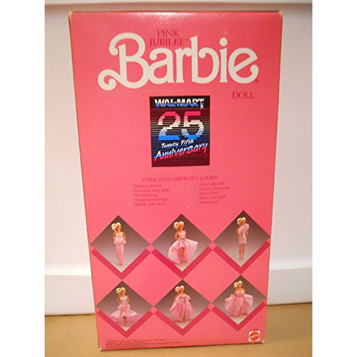 Barbie Walmart 25th Anniversary Pink Jubilee Blonde Doll by Mattel