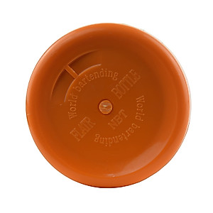 2X Flair Bartender Bartending Practice Bar Pub Bottle Wine Shaker - Orange