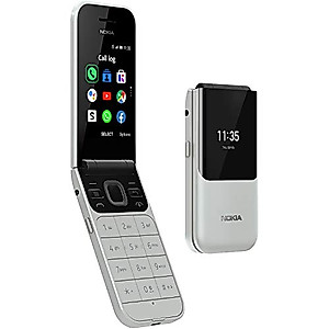 Nokia 2720 Flip Dual-SIM 4GB ROM + 512MB RAM (GSM Only | No CDMA) Factory Unlocked 4G/LTE Keypad Phone - (Gray) - International Version