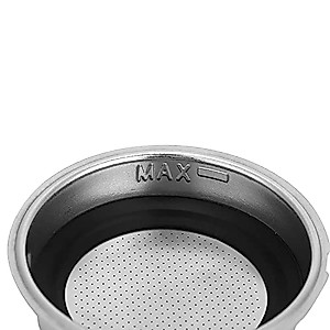 Haofy Coffee Filter Basket, Detachable Coffee Filter Cups Strainer, Stainless Steel Coffee Machine Filter Accessory for Home Office(1)