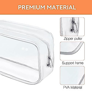 Clear Insert Bags for BOGG Bag Accessories,Travel Pouch Storage Pop in Bogg Bags Beach Tote Accessories (Black)