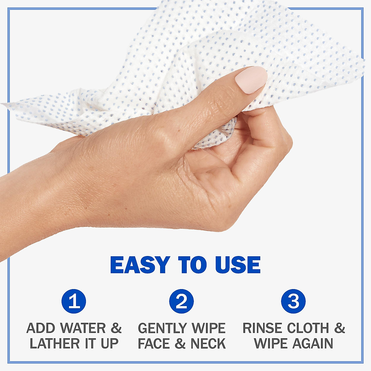 Olay Daily Facials, Deeply Purifying Clean, 5-in-1 Cleansing Wipes with Power of a Makeup Remover, Scrub, Toner, Mask and Cleanser, 66 Count