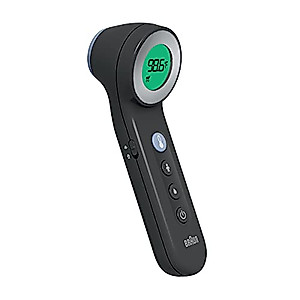 Braun Sensian 7 Forehead 3-in-1 Non-Contact Thermometer, Age Precision Technology, Color-Coded Digital Display, Baby and Child Friendly, No.1 Brand Recommended by Pediatricians, FSA and HSA Eligible