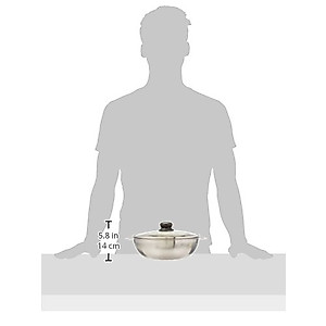 SPT HK-4200B 3.5L Stainless Steel Pot with Glass Lid