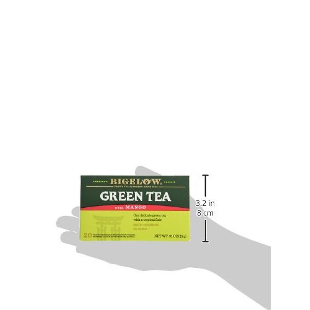 Bigelow Tea Green Tea with Mango, 20 ct