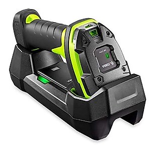 Zebra DS3678-SR Series Cordless Standard Range Kit - Shielded USB Cable, Standard Cradle, Power Supply, Line Cord, Industrial Green DS3678-SR3U4210SFW