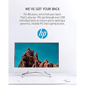HP All-in-One Desktop PC, 11th Gen Intel Core i3-1115G4 Processor, 8 GB RAM, 512 GB SSD Storage, Full HD 23.8” Display, Windows 10 Home, Remote Work Ready, Mouse and Keyboard (24-dp1250, 2021)