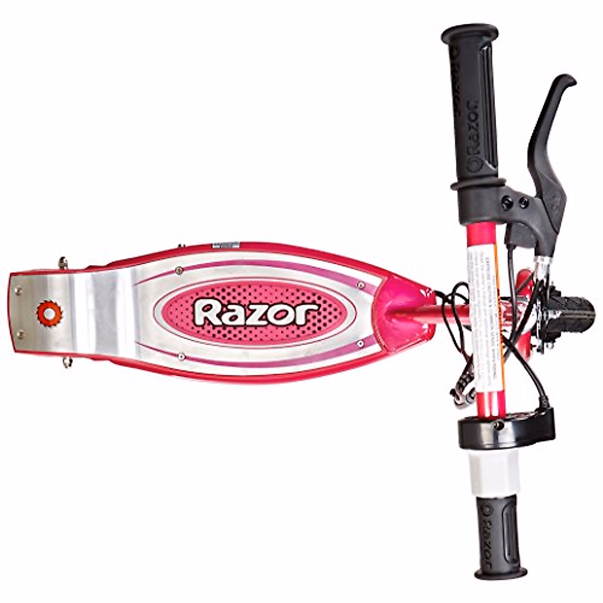 Razor 13111261 E100 Electric Scooter (Pink) & Power Core E100 Electric Scooter for Kids Ages 8+ - 100w Hub Motor, 8" Pneumatic Tire, Up to 11 mph and 60 min Ride Time, for Riders up to 120 lbs