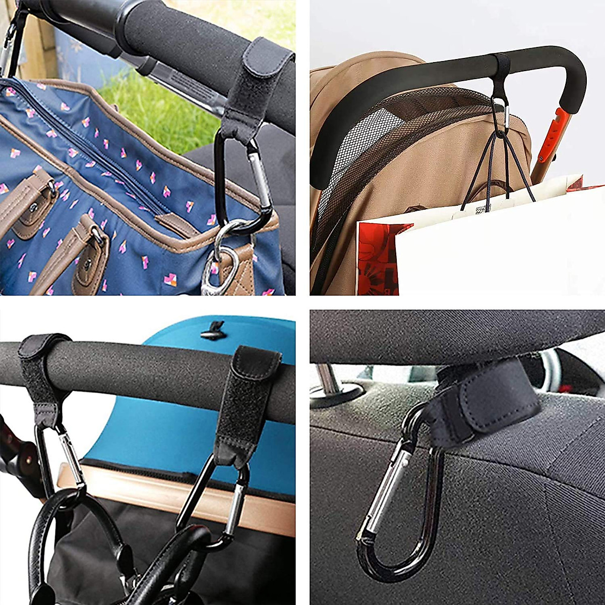 Baby Prolley Hook Portable Easy to Take Common Hook Baby Prolley Hook Convenient Hook for Hanging Bags