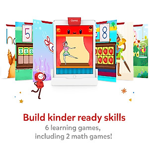 Osmo - Little Genius Starter Kit for iPad (Preschool Ages) + Grab & Go Large Storage Case for iPad Bundle (Amazon Exclusive) iPad Base Included