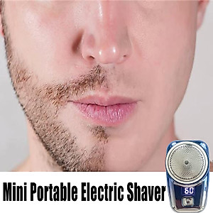Mini Shaver Portable Electric Shaver,Electric Razor for Men,Mini-Shave Pocket Portable Shavers,USB Rechargeable Waterproof Shaver Wet and Dry Use Suitable for Home,Car,Travel Gift for Father Husband