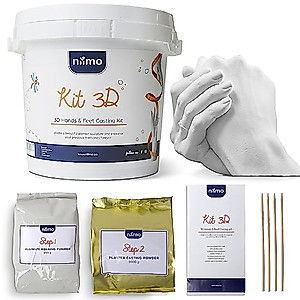 Niimo Hand Casting Kit Couples - Wedding Gift, Plaster Hand Mold Casting Kit, Engagement, Newlywed Gifts for Couples, Gifts for Husband