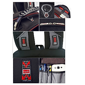 FreeBiz 19 Inch Laptop Backpack Bag, 55L Travel Bag Knapsack Rucksack Hiking School Bookbag