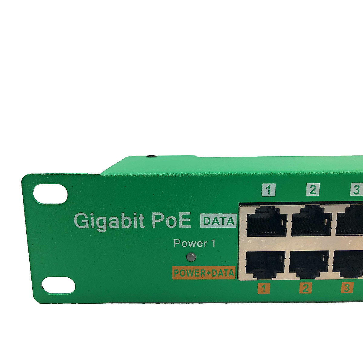 PoE Texas 16 Port 802.3at Gigabit On-Demand PoE Injector with Two 56V 120W Power Supplies for PoE Cameras, IP Phones, WiFi Access Points and More