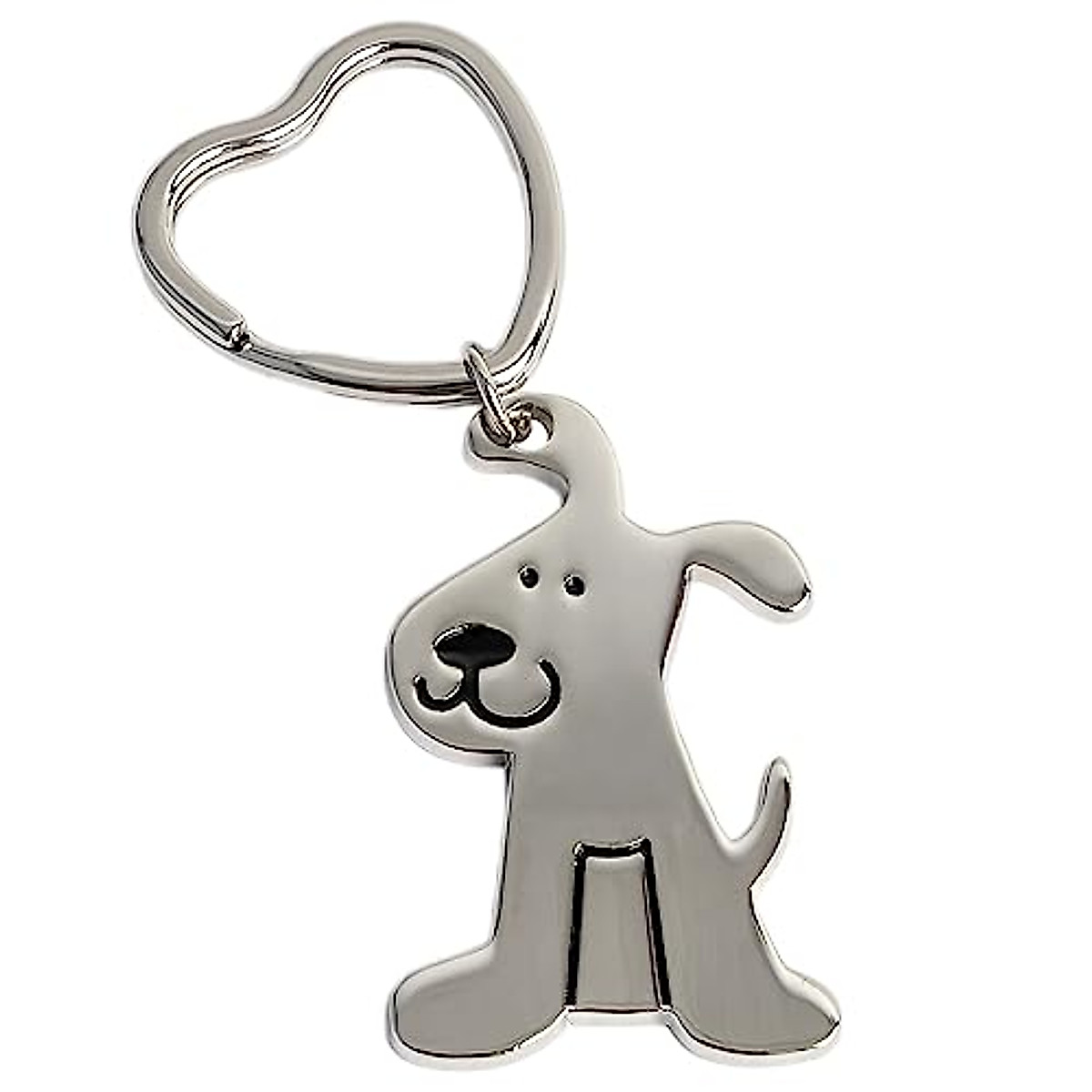 iHeartDogs Rescue Pup Keychain - Great Gift for a Dog Lover - Each Purchase Provides 4 Donated Meals to Shelter Dogs