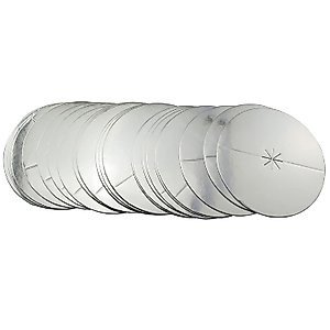 YHXiXi Paper Candle Bobeche 30PCS Paper Candle Holders Drip Protectors for Church Service Vigil Candles