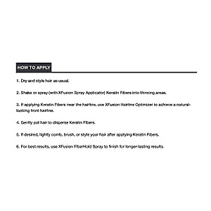 XFusion Keratin Hair Fibers - Medium Brown (15G)