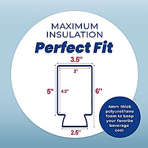 25 Pack Black Blank Slim Can Cooler Sleeves, Customizable Bulk Sublimation Can Coolers, Extra-Thick Collapsible Drink Insulator Sleeve, Beer Can Coolers for Party Beverages, PartyPrints