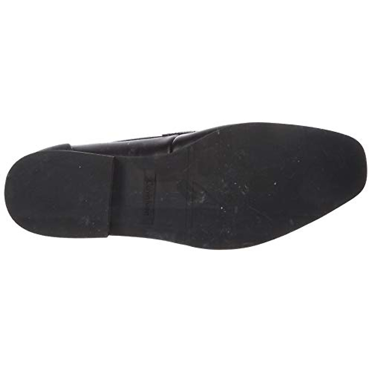 Calvin Klein Men's Jameson Loafers, Black Leather, 12