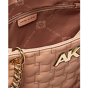 Anne Klein womens E/W Anne Klein Quilted E W Tote, Dusty Rose, One Size US