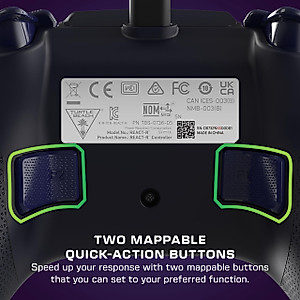 Turtle Beach REACT-R Wired Game Controller – Officially Licensed for Xbox Series X & S, Xbox One, and Windows 10|11 PC’s – Nebula