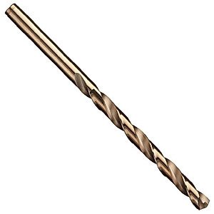 Precision Twist R18CO Cobalt Steel Jobber Drill Bit, Bronze Oxide Finish, Round Shank, Spiral Flute, 135 Degree Point Angle, 54 (Pack of 12)