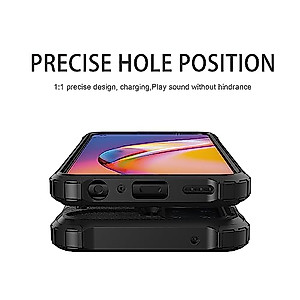 DFTCVBN Case for Oppo A94 4G / Reno 5 Lite / F19 Pro/Reno 5F CPH2203 Case with HD Screen Protector, Dual Layer Protective Slim Hybrid Cell Phone Cover Shockproof Case for Oppo a94 4G Black