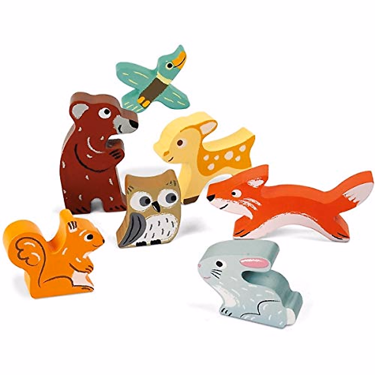 Janod Forest Chunky Puzzle - 7 Pieces - Ages 18 Months+ - J07023