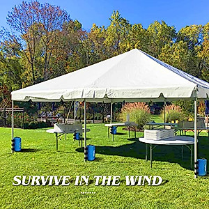 TOPNEW Canopy Water Weight Bag, Water Tent Weights Set of 4 Leg Weights for Pop Up Canopy, Canopies,Tent, Gazebo, Blue