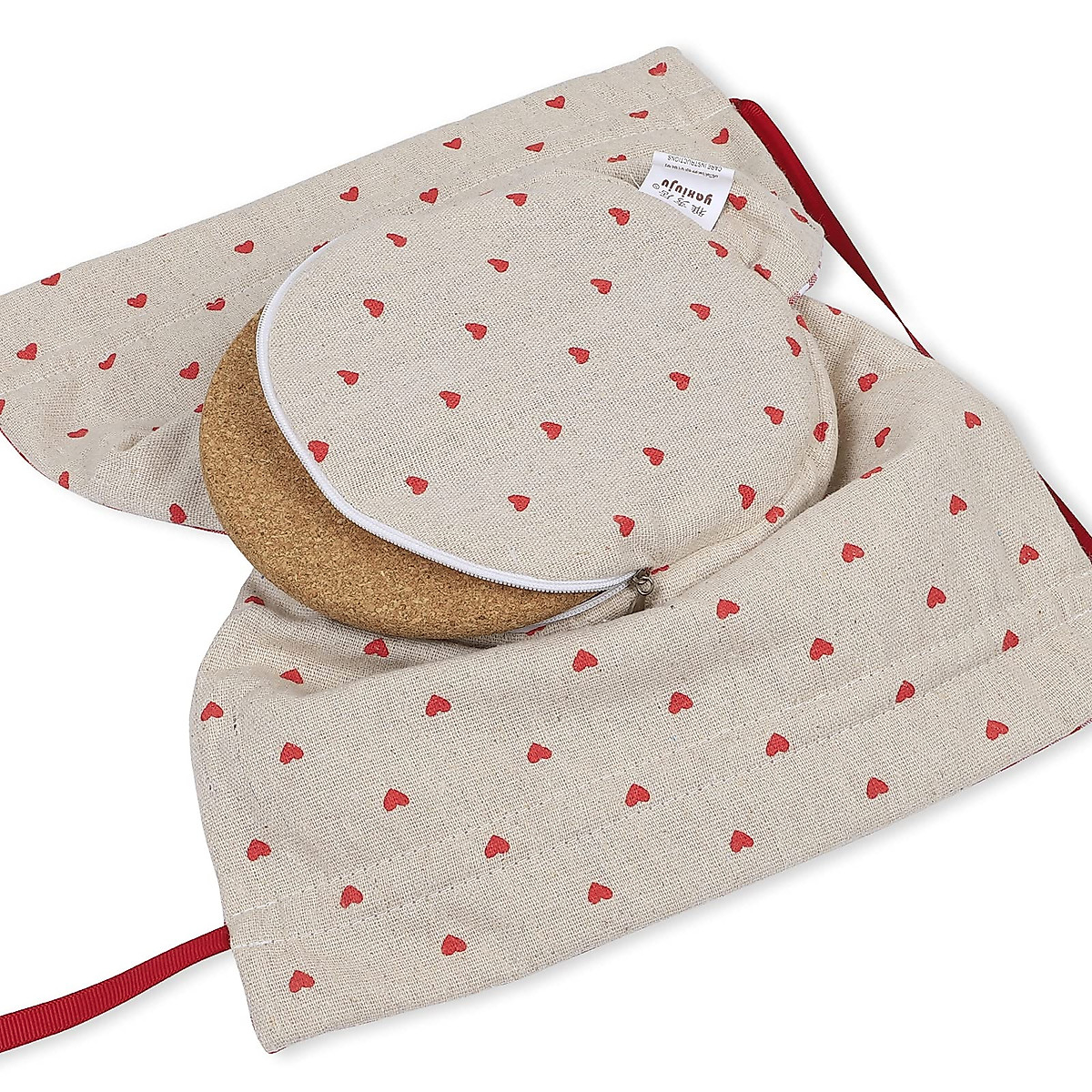 Tea Cosy,Creative Kitchen Tea Pot Dust Cover,Teapot Cozy Breakfast Warmer,Tea Pot Cover Insulation and Keep Warm,Tea Kettle Quilt for Home Kitchen Table Hotel Tea Party Restaurant (Red)