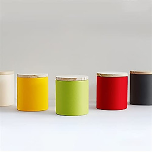 TULSIE Coffee Containers Tea Sealed Box Kitchen Storage Container Jar Tin Round Tea Box Coffee Tea Bag Teacup Infuser Storage Holder Organizer