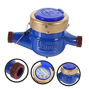 BUGUUYO Water Flow Meter Water Tablw Engineering Water Meter Water Tablr Water Table Water Tabke Dn15 Horizontal Water Meters Rit Synthetic Home Use Water Meter Garden Water Meter