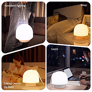 Night Light for Kids LED Night Light Lamp Portable Nightlights for Kids Room with Remote Control Rechargeable Kids Night Lights for Bedroom Camping Lights, Bedside Lamps for Nursery Girls Boys Gift