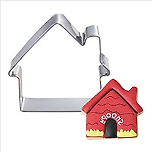 WOTOY Small Key and House Cookie Cutters Set - Stainless Steel