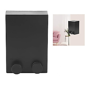 Jectse Retractable Clothesline, Wall Mounted Clothes Line Retracting Indoor Stainless Steel Drying Rack Clothing Line for Bathroom Laundry, 13.8 Feets (9021B Black Clothesline)