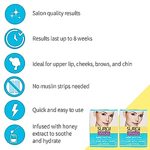 Surgi-wax Hair Remover For Face, 1 Ounce (Pack of 3)