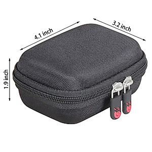 Hermitshell Hard EVA Travel Case for Sony WF-1000XM3 Industry Leading Noise Canceling Truly Wireless Earbuds (Black)