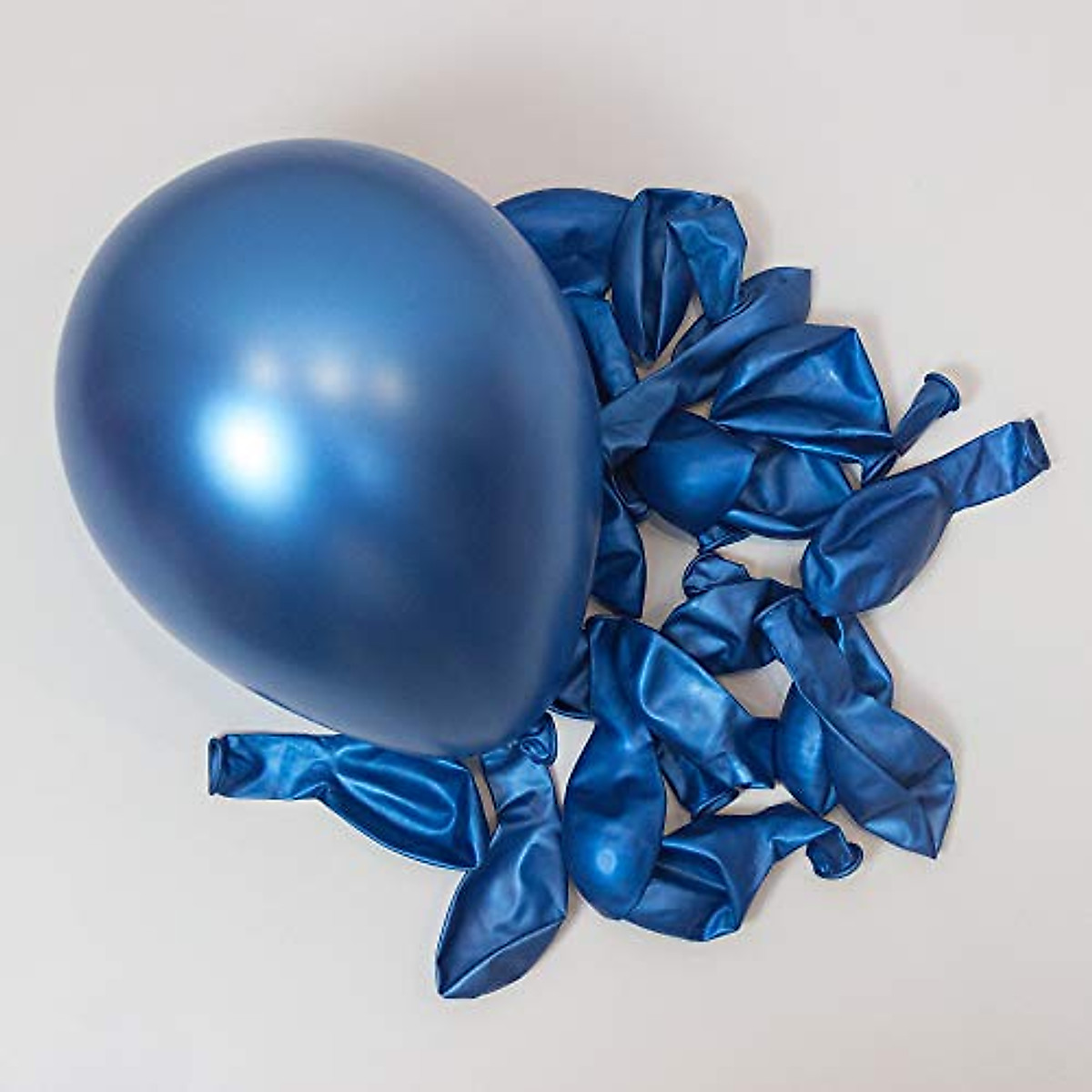 Metallic Blue Balloons Sliver Confetti Balloons Purple Balloons 132Pcs-Metallic Balloon Garland Arch Kit for Baby Shower,Christmas,Birthday,Wedding,Engagement,Graduation,Picnic and Party Decorations.