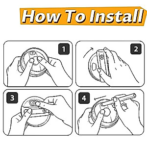 QHAND 12pcs Spill Stopper for Stanley Cup 40oz / 64oz / 30oz - Leak Stopper Compatible with Stanley Tumbler H1.0 & H2.0 40oz Stanley Straw Cover - 4 Sets Spill Proof Stopper (White)