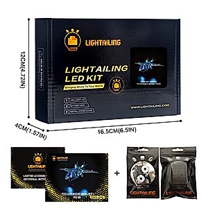 LIGHTAILING Light for Lego- 76248 The Avengers Quinjet - Led Lighting Kit Compatible with Lego Building Blocks Model - NOT Included The Model Set