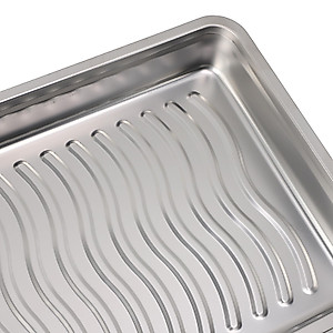 Dumpling Storage Box, Stainless Steel Dumpling Organizer Food Storage Containers Stainless Steel Food Tray with Lid, Dumpling Freezer Organizer for Kitchen and Fridge