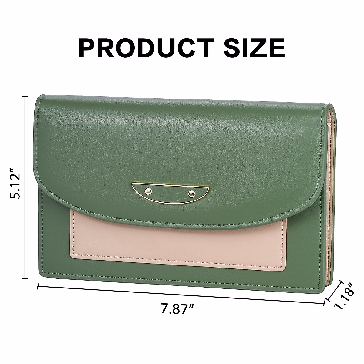 CYANB Small Crossbody Bags Purses for Women, Cellphone Bags Card Holder Wallet Purse Handbags Green
