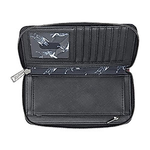 Loungefly Disney Star Wars Ahsoka Tano and Grogu The Mandalorian Allover Print Zip Around Wallet