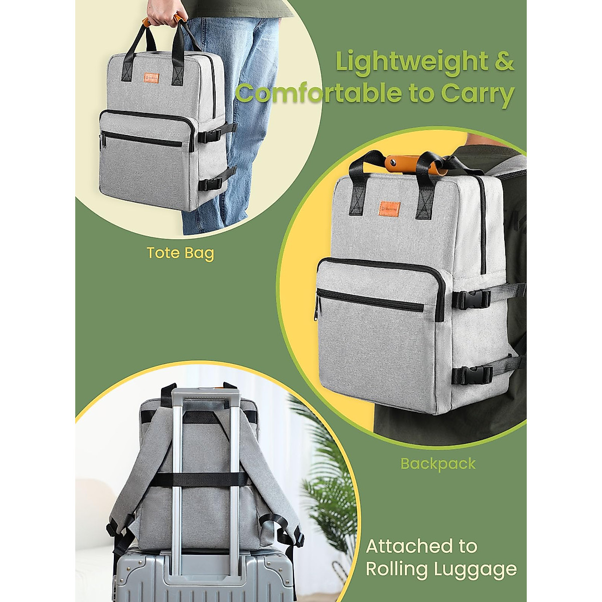 Dog Travel Bag, Airline Approved Organizer Backpack with Multi-Function Pockets, 25L Accessories Set with 2 Food Storage Containers, 2 Foldable Bowls for Weekend