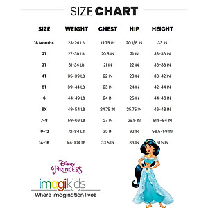 Princess Jasmine Belle Cinderella Little Girls 4 Pack T-Shirts Ariel 7-8