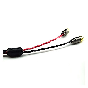 STRNG HiFi 3.5mm to Audio Cabler PC Mobilephone Amplifier Interconnect 3.5 Cable (Color : Black, Size : 2m)