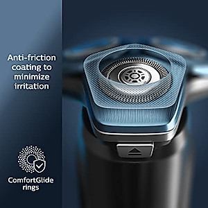 Philips Norelco Shaver 7500, Rechargeable Wet & Dry Electric Shaver with SenseIQ Technology, Quick Clean Pod, Travel Case and Pop-up Trimmer, S7783/84